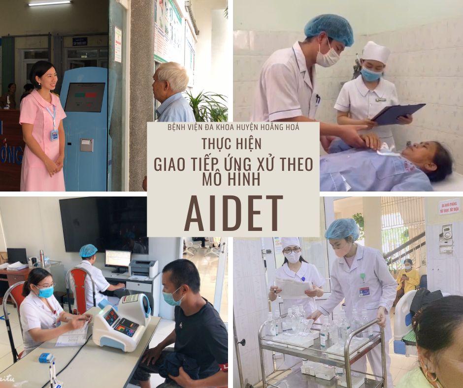 BỆNH VIỆN ĐA KHOA HUYỆN HOẰNG HOÁ THỰC HIỆN “GIAO TIẾP ỨNG XỬ THEO MÔ HÌNH AIDET”